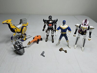 Mixed Vintage Power Rangers Action Figures Lot with Dinozord and ...
