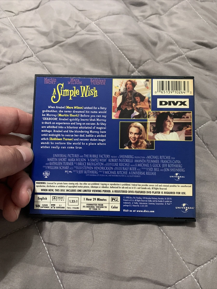 A Simple Wish Dvd