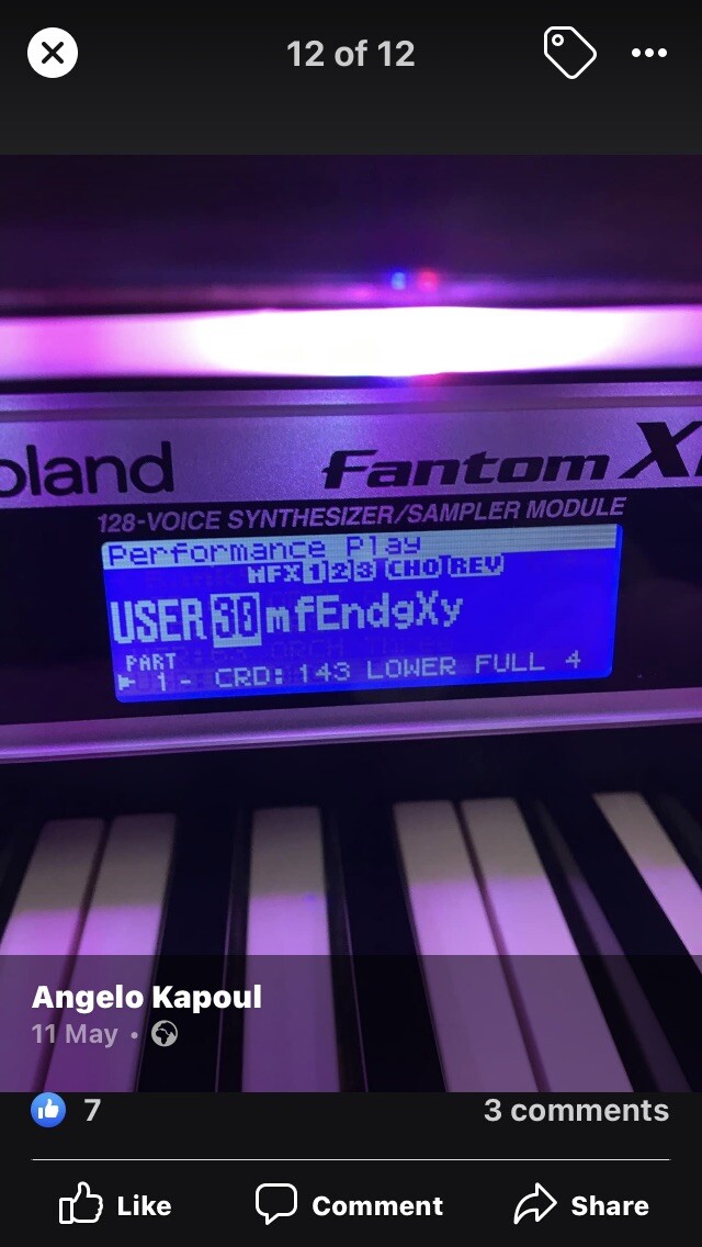 Roland Fantom XR replacement display screen LCD BRAND NEW!!! Afficher ...