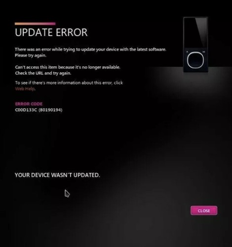 Microsoft Zune Firmware Update Repair Service (All Generations/Models ...