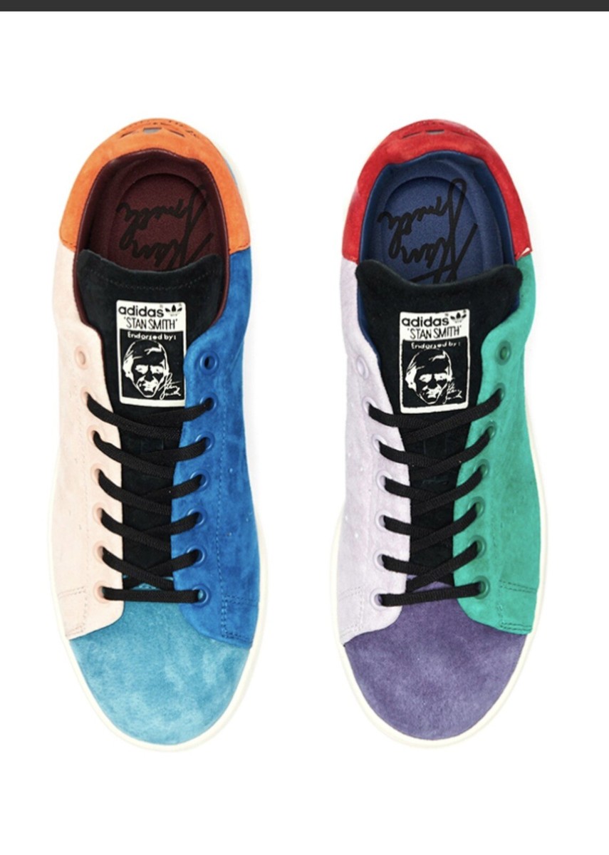 Adidas Stan Smith Recon Suede Mens Sneakers Mid Matched Adidas Stan Smith Recon Suede Mens Sneakers Mid Matched
