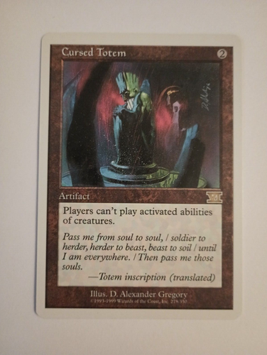 Cursed Totem NM 6th Edition MTG Magic the Gathering | eBay