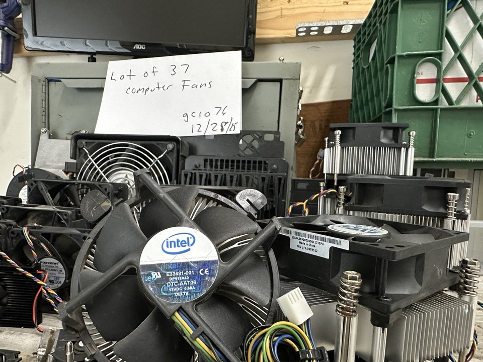Lot of 35 Mixed Computer Fans Very Good Used Condition | eBay
