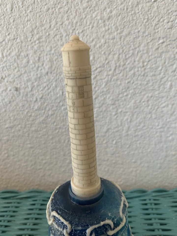 Incolay Stone Blue Bell with Lighthouse Handle Sailing Boats & Ships ...