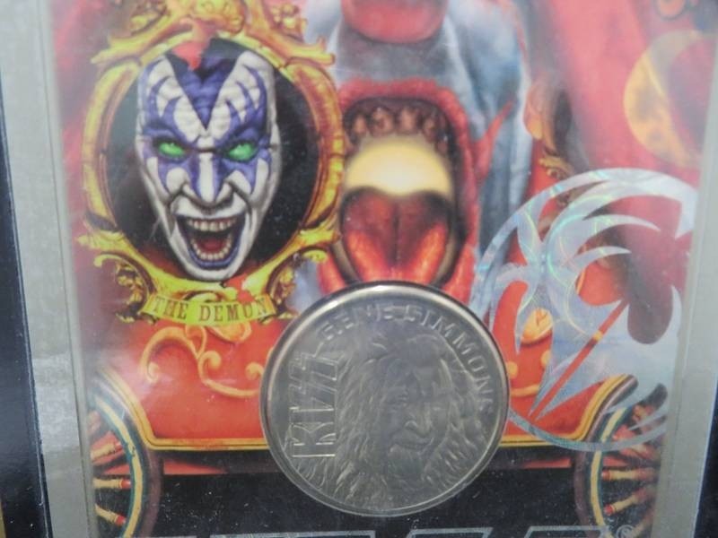 Set of 4 Kiss Psycho-Circus Official Tour Commemorative Coins 1998-1999 ...