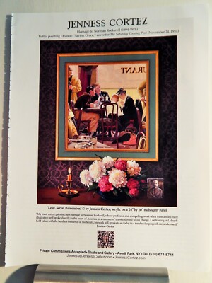 JENNESS CORTEZ ART PIECE VTG ORIG 2023 ADVERTISEMENT | eBay