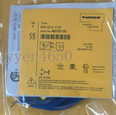 ONE NEW TURCK Photo-electric Sensor NI5-G12-Y1X #G | eBay