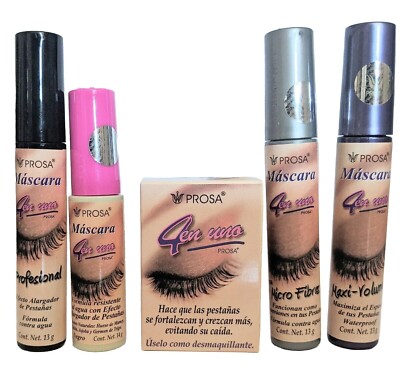 Combo Prosa Oil for Eyelashes + Clasico +Maxi Volume + Profesional + Micro Fiber | eBay