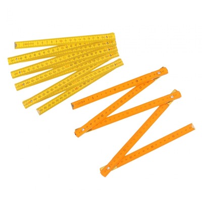 Folding Wooden Stick Ruler Carpenters Folding Rule Foldable Ruler for ...
