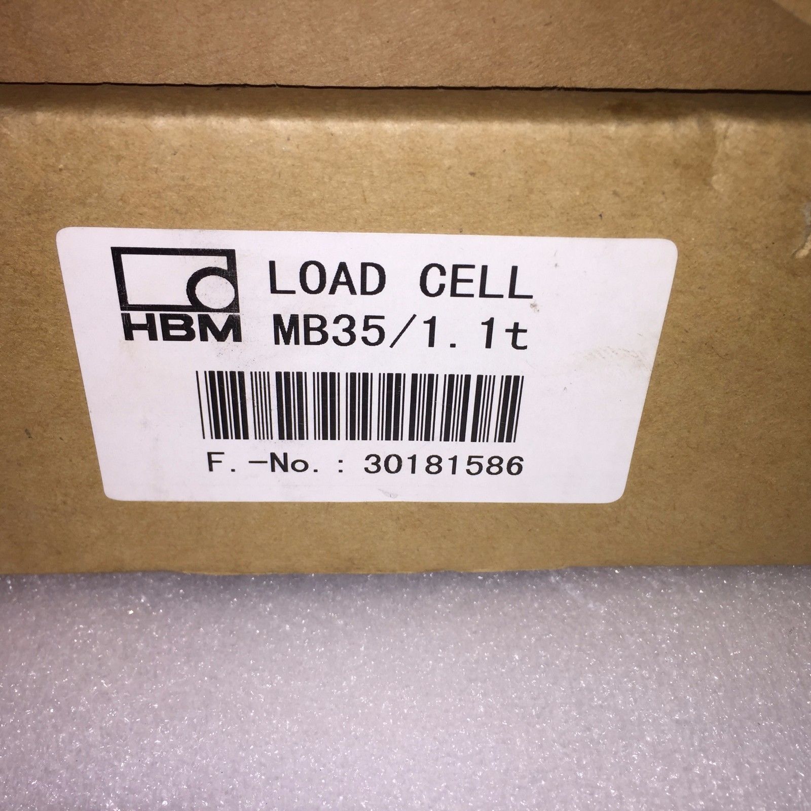 HBM MB35/1.1t Load Cell, NEW IN BOX | eBay