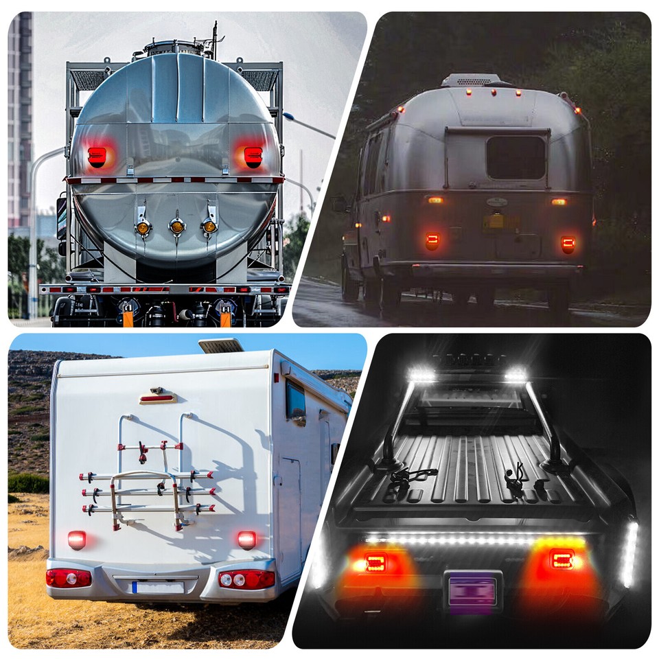 Wireless Trailer Lights, 2 Mounting Options Magnetic Trailer Light for ...