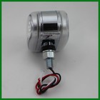 Oval Pedestal Fender Light Chrome Housing 26 LED Amber Red Clear Lens ...