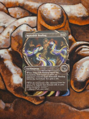 Magic the Gathering Makeshift Binding Hand Painted Unique Custom MTG ...