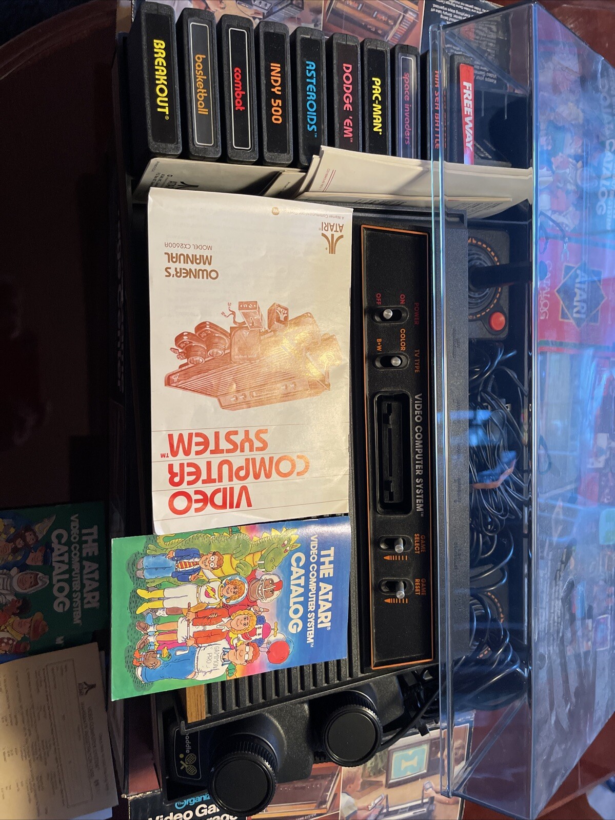 Atari video arcade cartridge systems Atari w 9 Games And Case | eBay