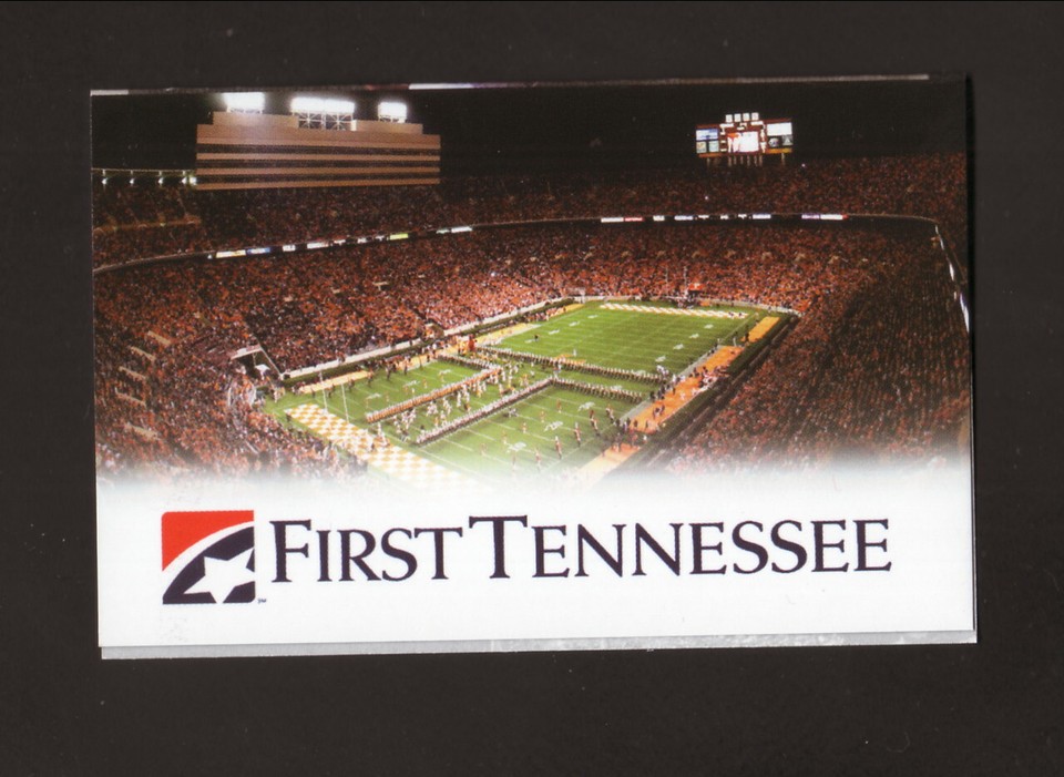 Tennessee Volunteers 2007 Football Pocket Schedule First Tennessee SEC ...