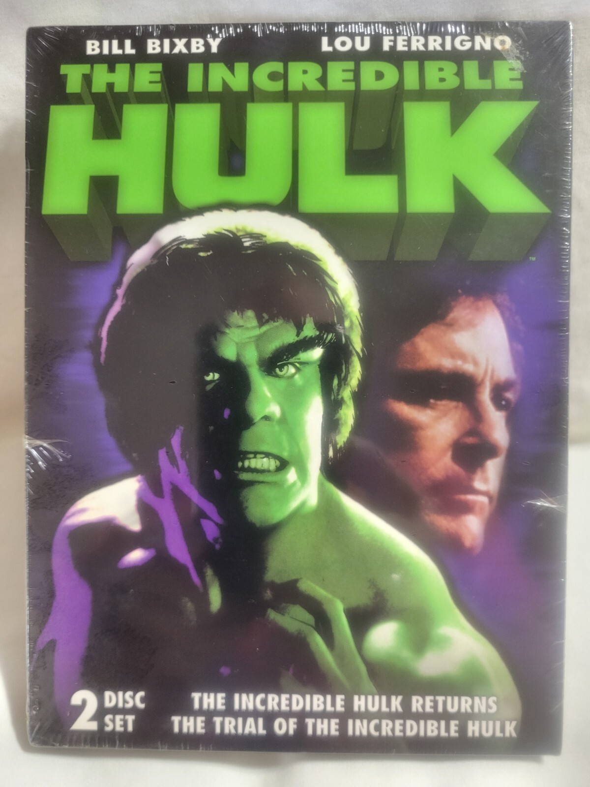 The Incredible Hulk 2 DVD Disc Set The Hulk Returns & Trial of the Hulk ...