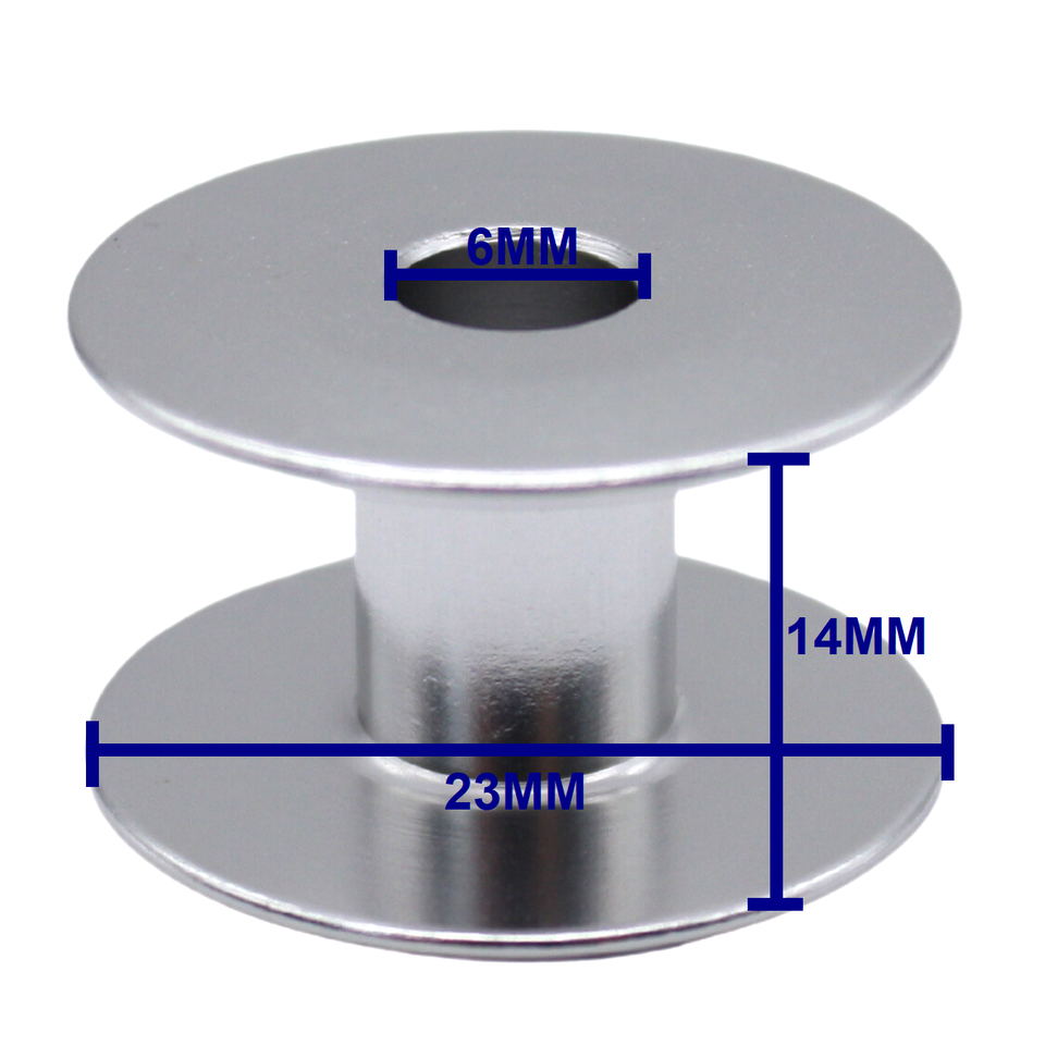 5 Large Aluminum Bobbin #S44633001 for Brother BAS-311A, BAS-311G, KE ...