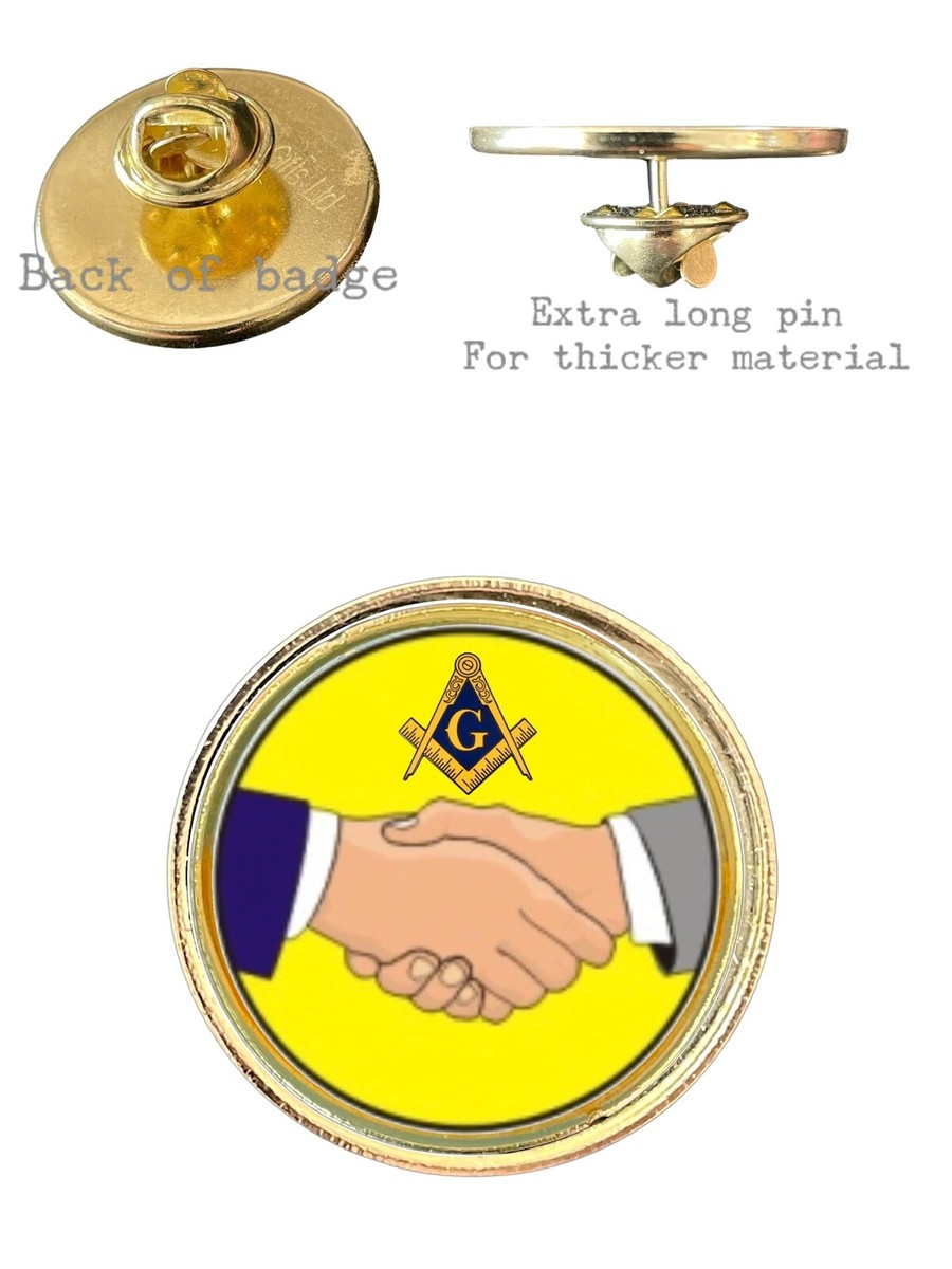 Masonic Handshake Masonic Handshake Pin | FINOX
