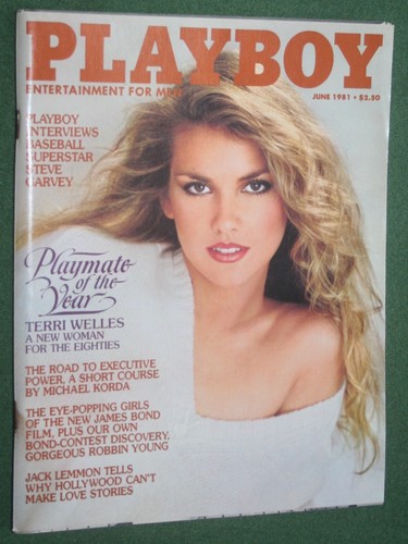 Playboy June 1981 POY Terri Welles POM Cathy Larmouth STEVE GARVEY ...