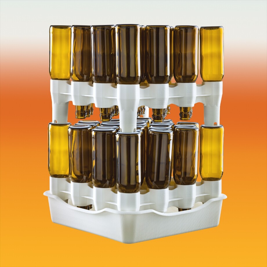 Easy Drainer - Stackable Bottle Draining System For Home Brew Beer And ...