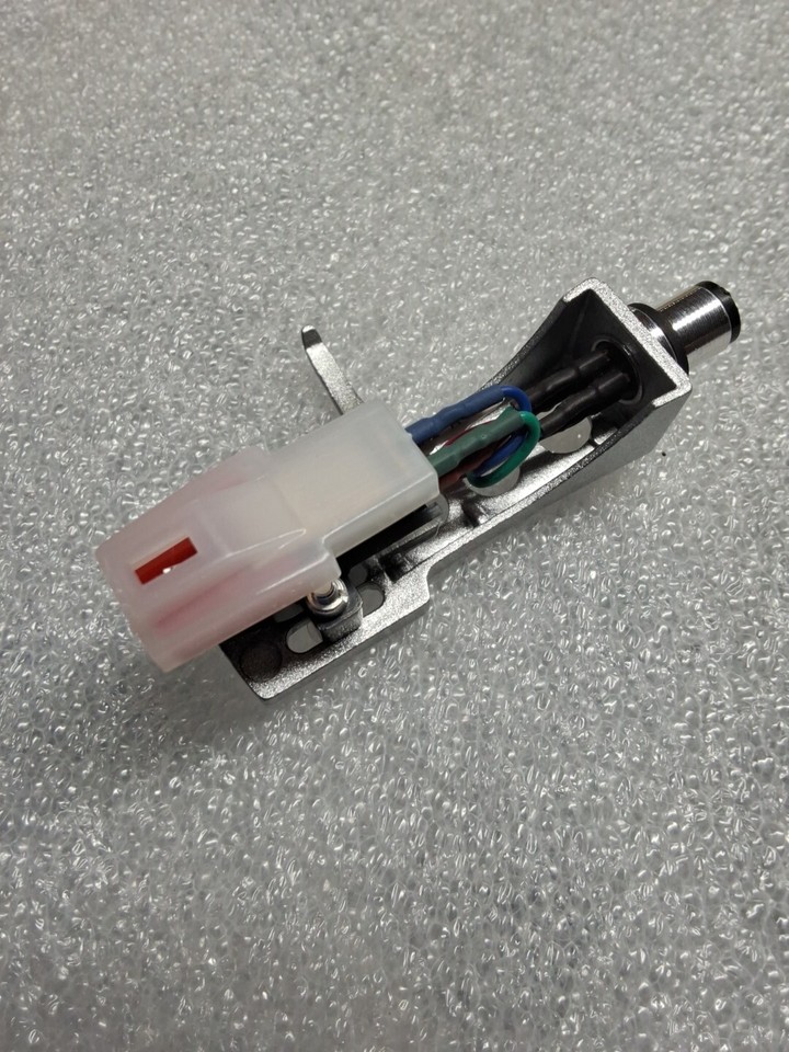 TECHNICS STYLE SILVER Headshell JAPAN Cartridge COMBO with new Diamond ...
