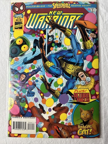 2 New Warriors 1995 #66 #68 Bouncing Cat Return Of Niels Future Shock 1 ...