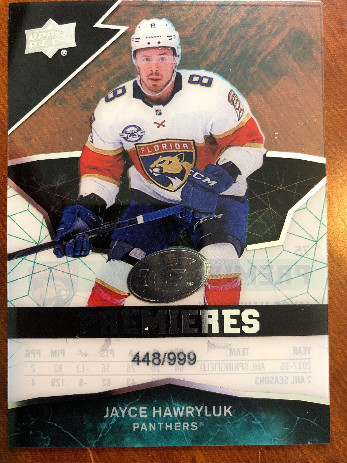 18-19 UD Ice Rookie Premiers #75 Jayce Hawryluk /999 | eBay