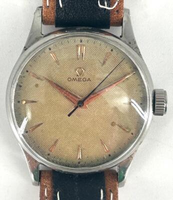 Omega WW2 Watch - Gold Dial Omega Military Watch - Circa 1940s ...