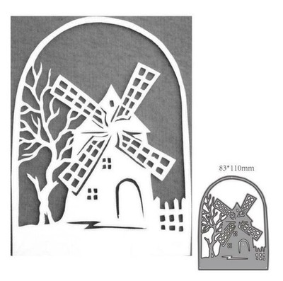 Windmill Metal Cutting Die Stencils Scrapbooking Decoration Paper Craft ...
