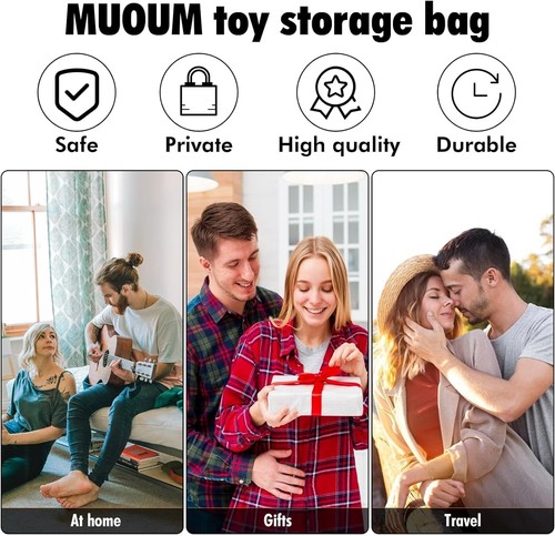 Discreet Lockable Storage Toy Bag And 2pcs L Size (8.6 * 11.8inch ...