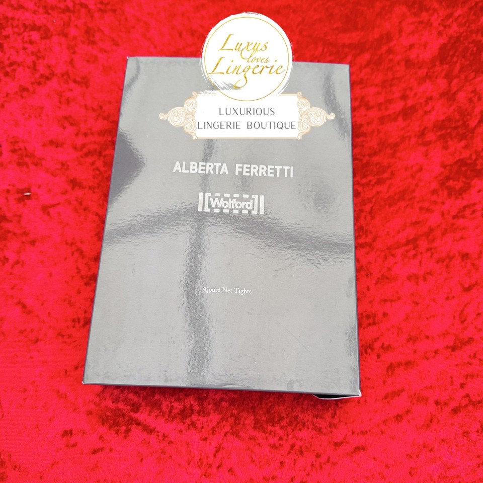 Ajoure Net Tights Wolford L Large White Tights Net Alberta Ferretti ...