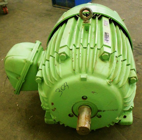 US ELECTRICAL MOTOR 125 HP, 3 PH, 444TS FRAME, 460 VOLTS, 3561 RPM, ID ...