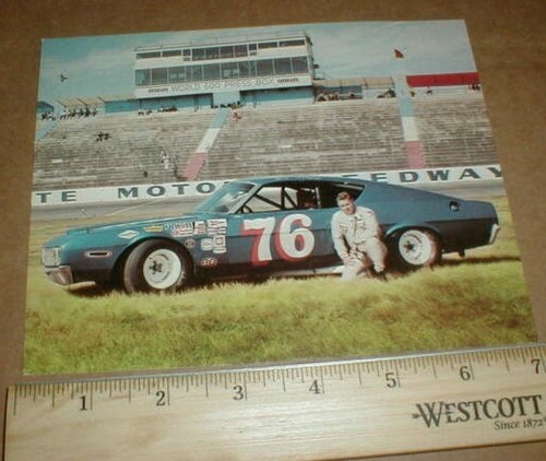 Ben Arnold 1969 Ford Torino Charlotte vtg old nascar racing postcard ...