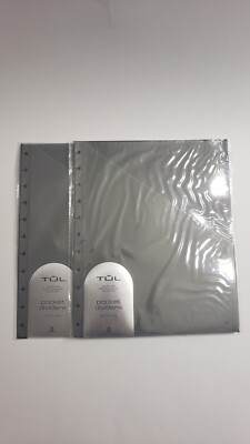 TUL Discbound Pocket Dividers, Letter Size, Pack of 2 x 2 packages for ...