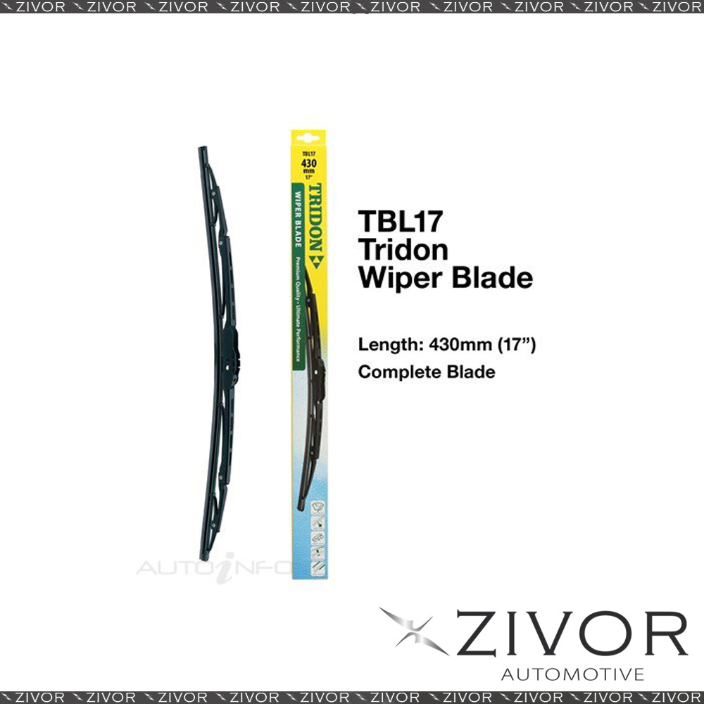 TRIDON Wiper Complete Blade For TOYOTA HILUX VZN167R 3.4L 4D Ute 5VZFE ...