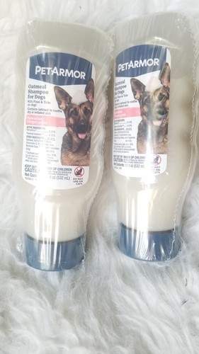 2 Pack PetArmor Flea and Tick Oatmeal Shampoo for Dogs Hawaiian Ginger ...