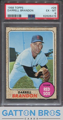 1968 Topps Darrell Brandon #26 PSA 6 EX-MT | eBay