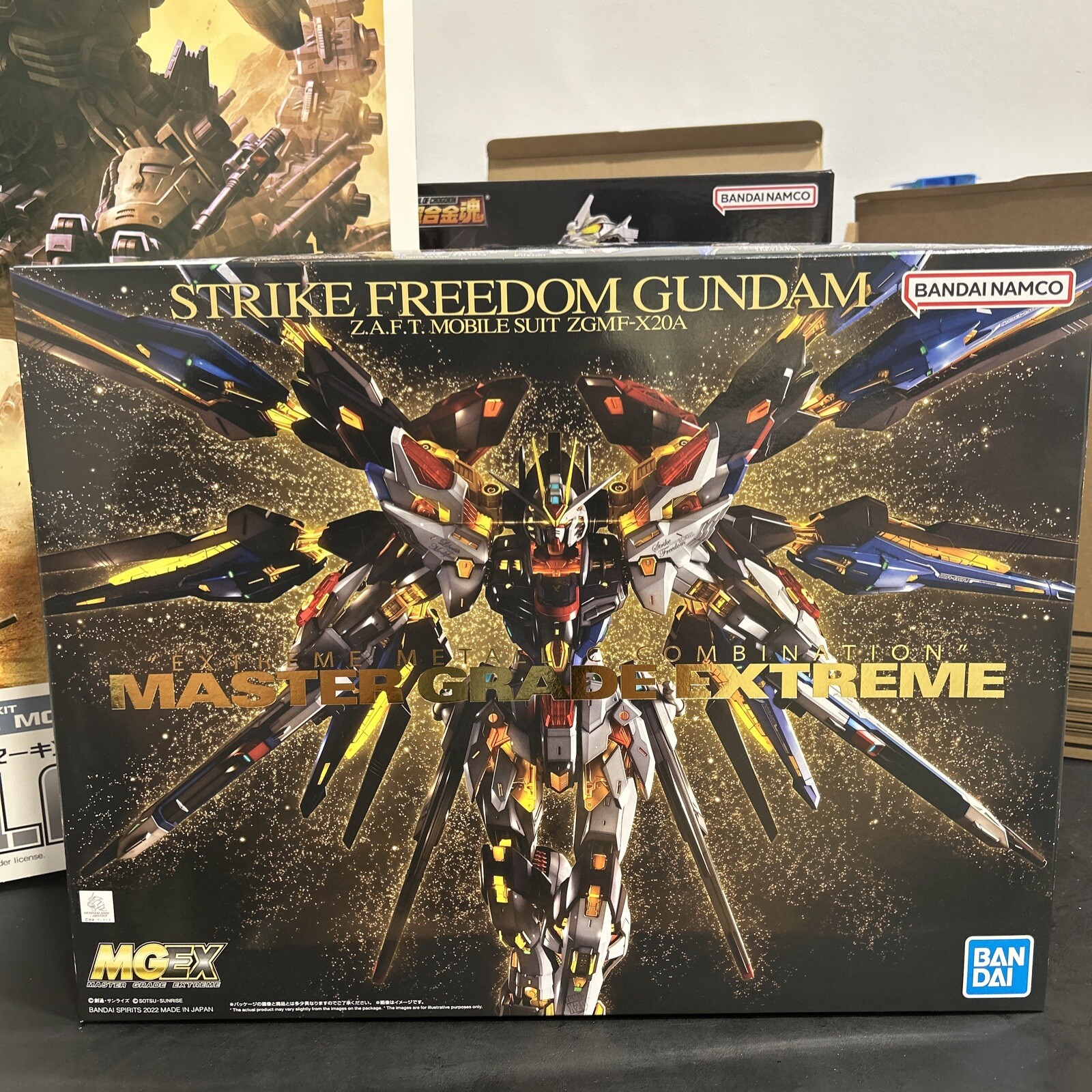 MG EX 1/100 ZGMF-X20A Strike Freedom Gundam MGEX Model Kit Bandai Hobby ...