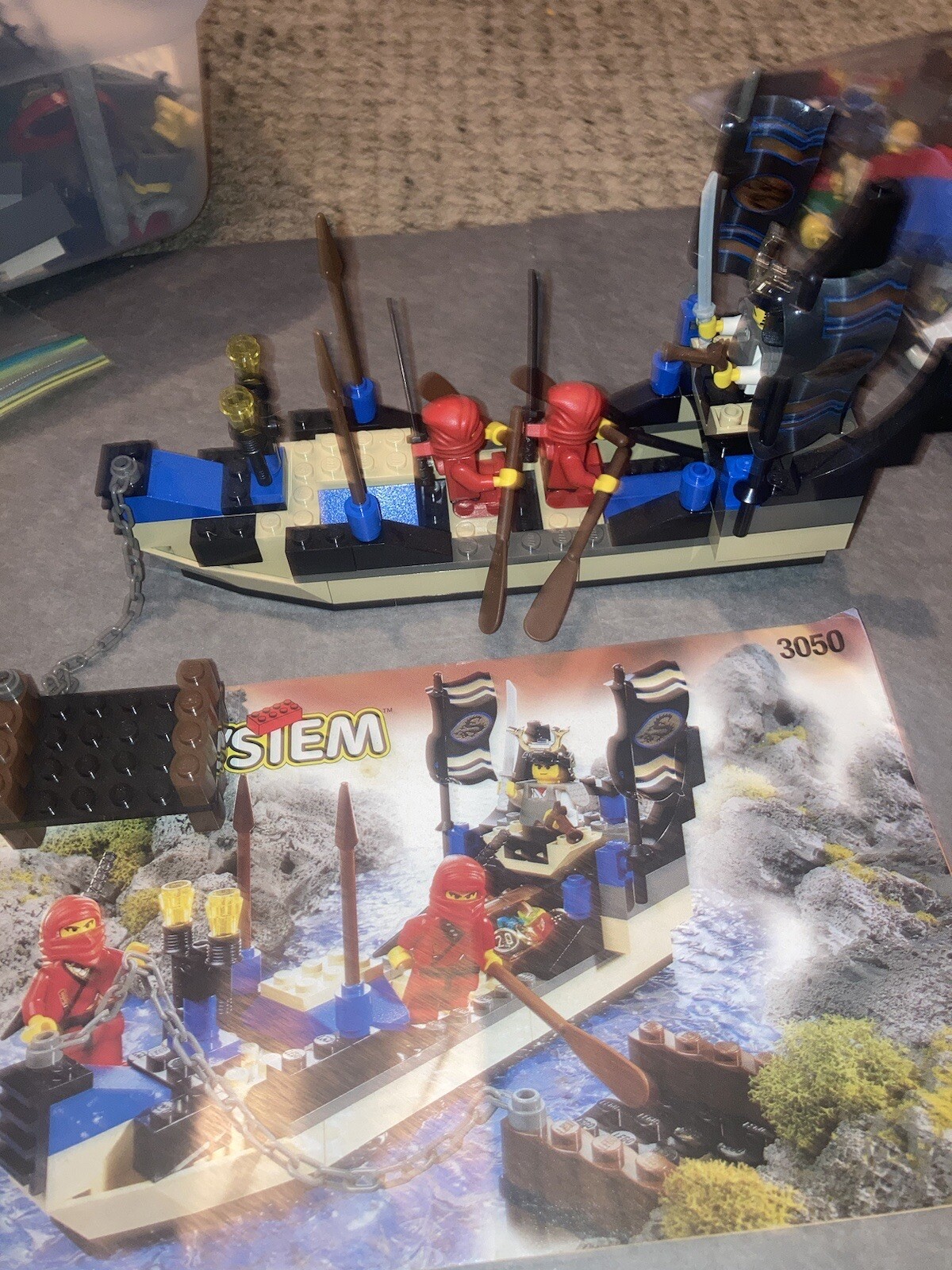 Lego Ninja Set 3050 Shanghai Surprise - 100% Complete with Instructions ...