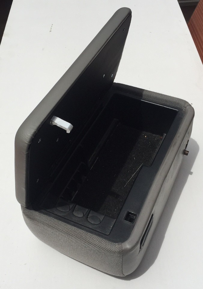 Ford Ranger Center console lid Armrest New padded (Dark Gray)With phone ...