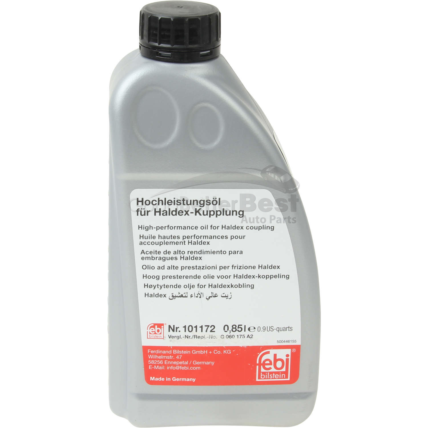 One New Febi Bilstein Differential Oil 101172 G060175A2 for Audi for ...