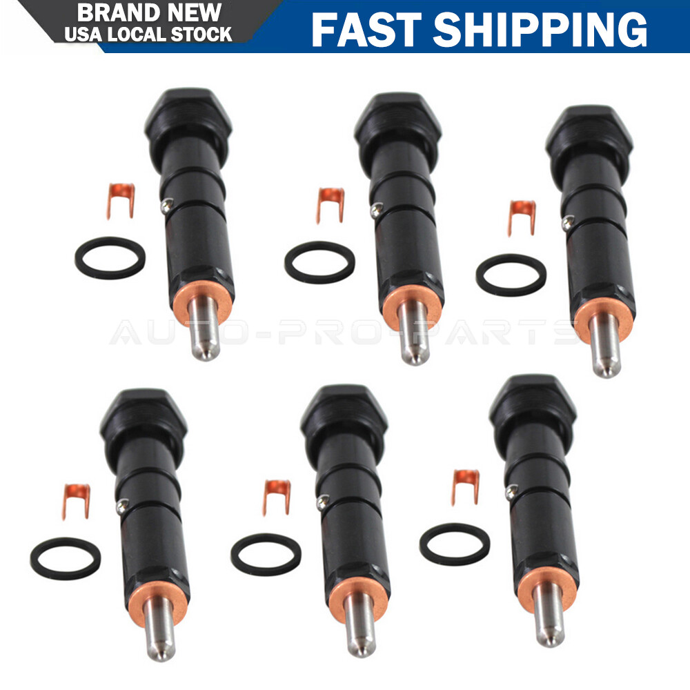 6PCS Diesel Fuel Injectors for 94-98 Dodge Ram 5.9L 12V Cummins ...