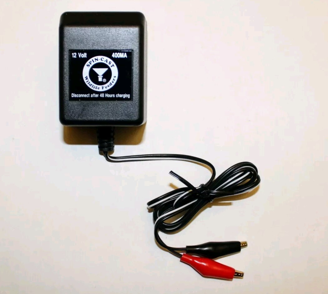 12 V Volt Battery Charger for Deer Game Feeder and Other Rechargeable ...