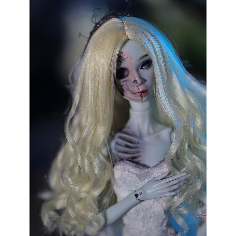 1/4 BJD Doll Princess Zombie Girl Resin Ball Jointed Eye Makeup Wig ...