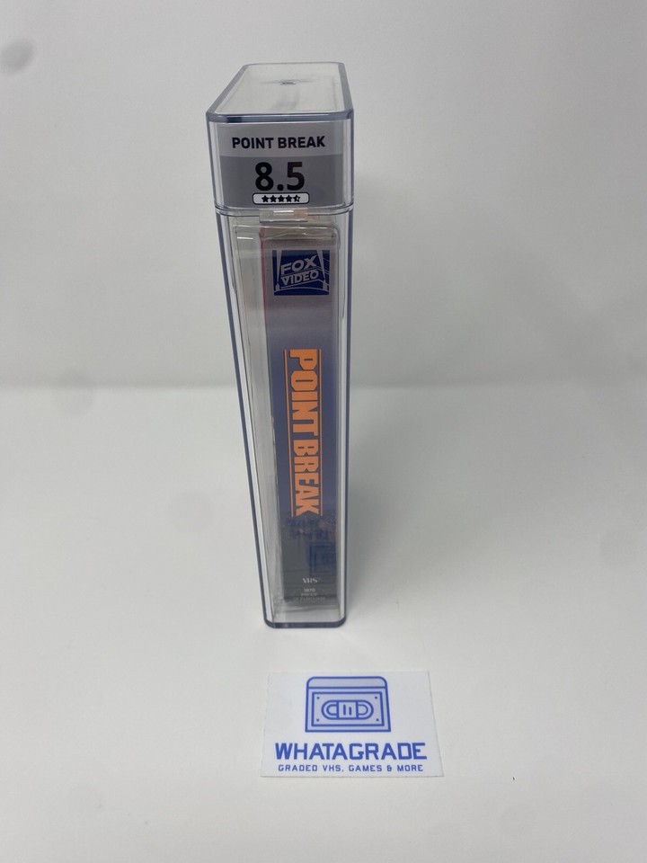 Point Break (VHS, 1991) 💎 Graded 8.5 4.5/5 ⭐️ Rewind Grading 💎 1st ...