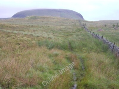 Photo 6x4 Duncolm from the south Duntocher A wet path links Greenside ...
