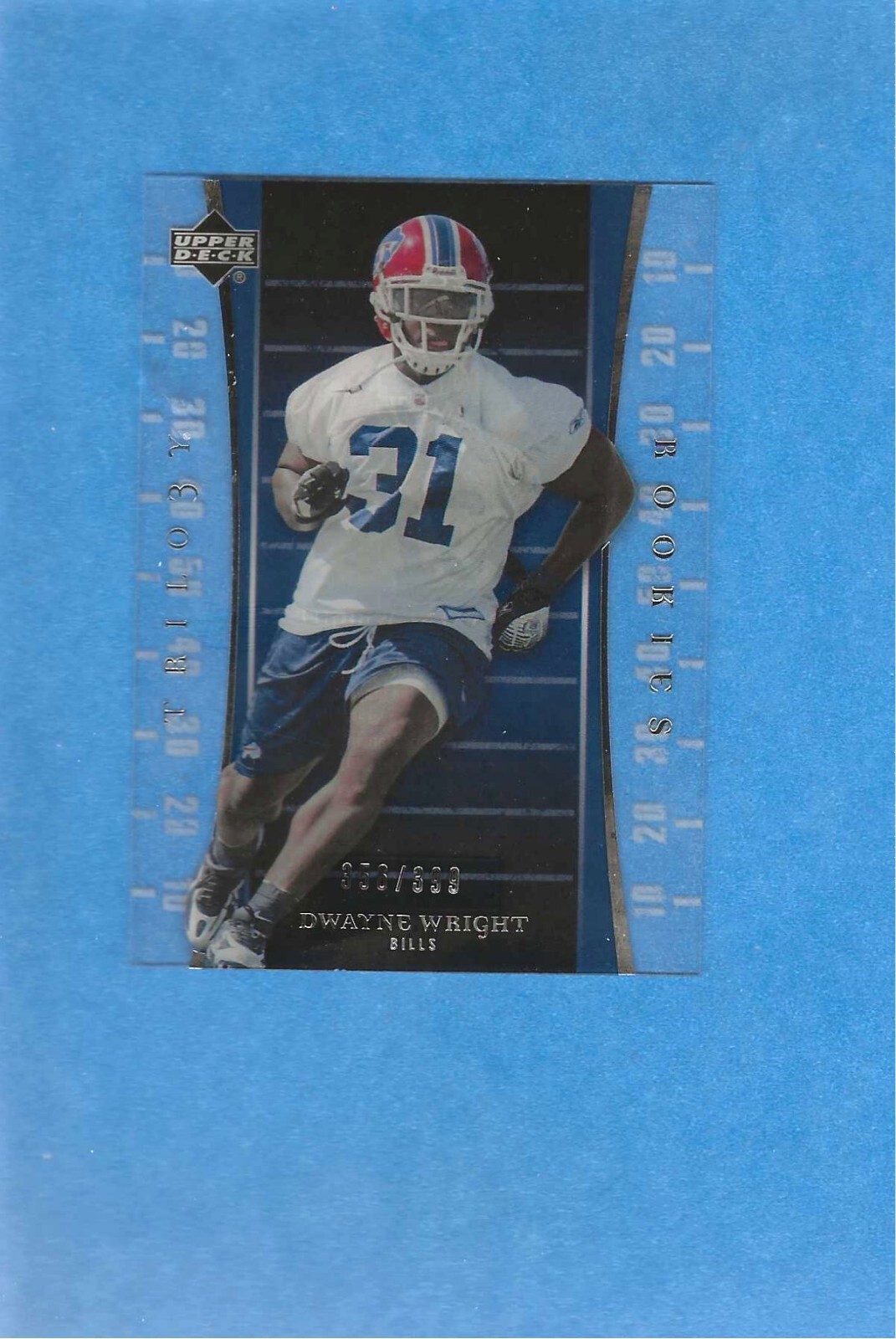 2007 Upper Deck Trilogy Football #141 Dwayne Wright Rookie NM to MINT ...