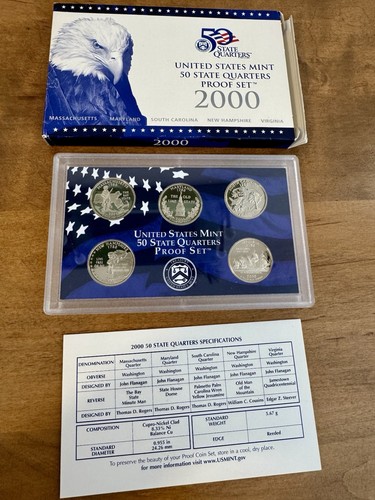 United States Mint 50 State Quarters Proof Set 2000 | eBay