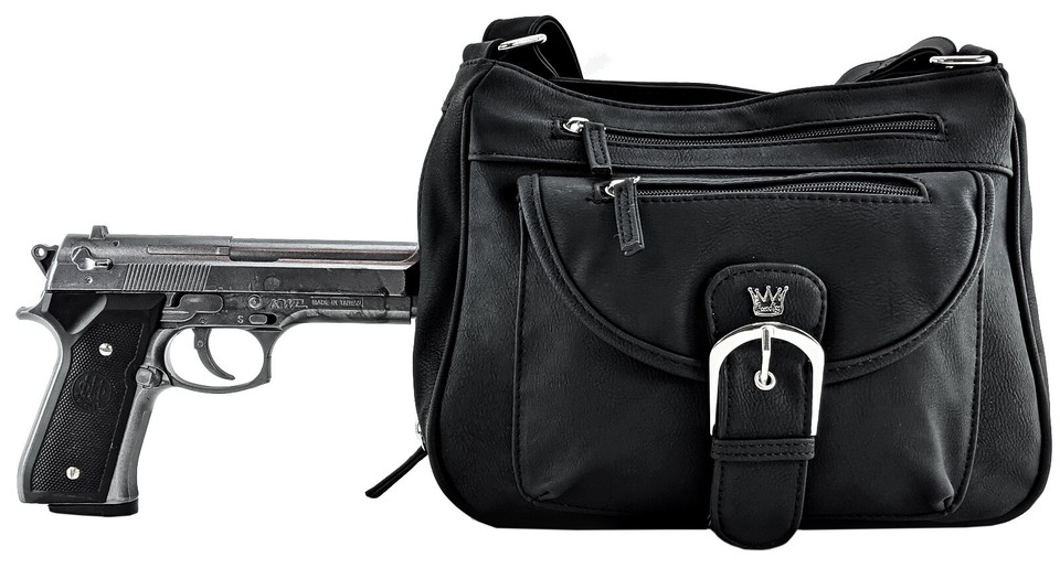 Purse King Pistol CCW Concealed Carry Handbag & Crossbody Bag, Gun ...