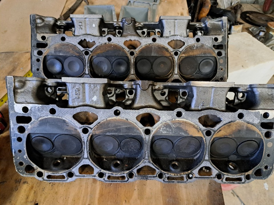 Gm Goodwrench Small Block Chevy Cylinder Heads, Low Run Time | eBay